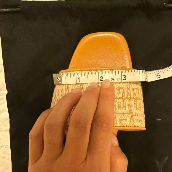 Givenchy | Shoes | Givenchy 4g Womens Raffia Logo Slide Sandals 95 ...